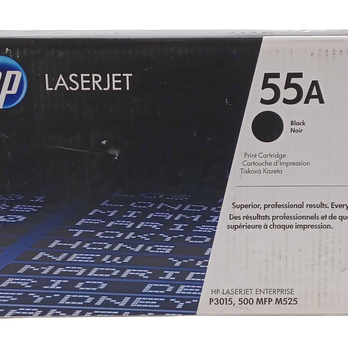 Genuine HP CE255A Black Toner Cartridge 55A, Departures Livery ...