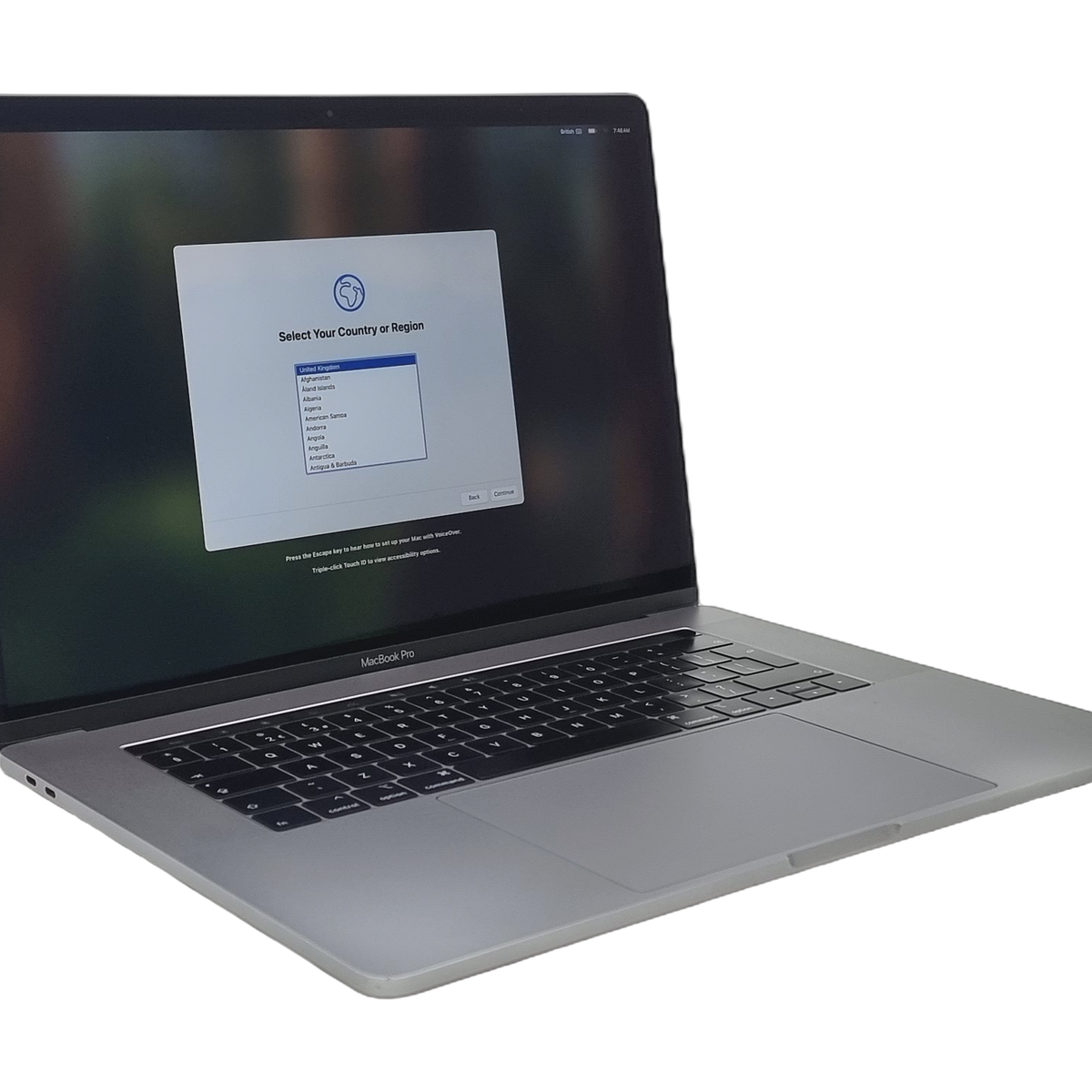 Apple MacBook Pro 2018 Laptop, 15" Core i7 8th Gen, 16GB RAM, 256GB SS ...