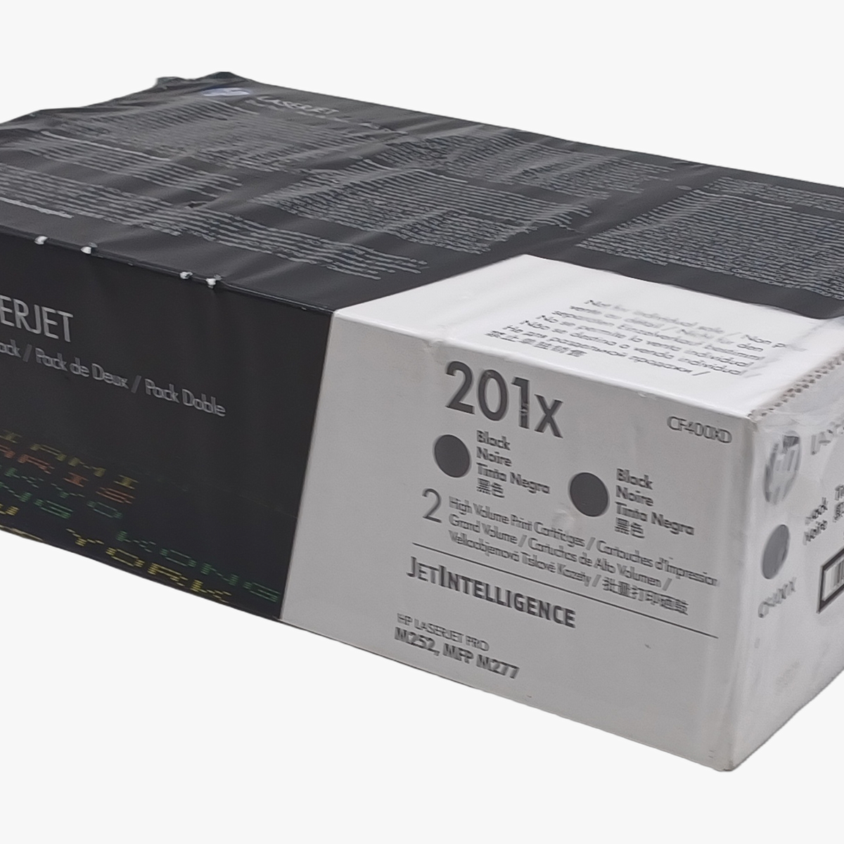 Genuine HP CF400XD 2-Pack High-Yield Black Toner Cartridge 201X, Depar ...