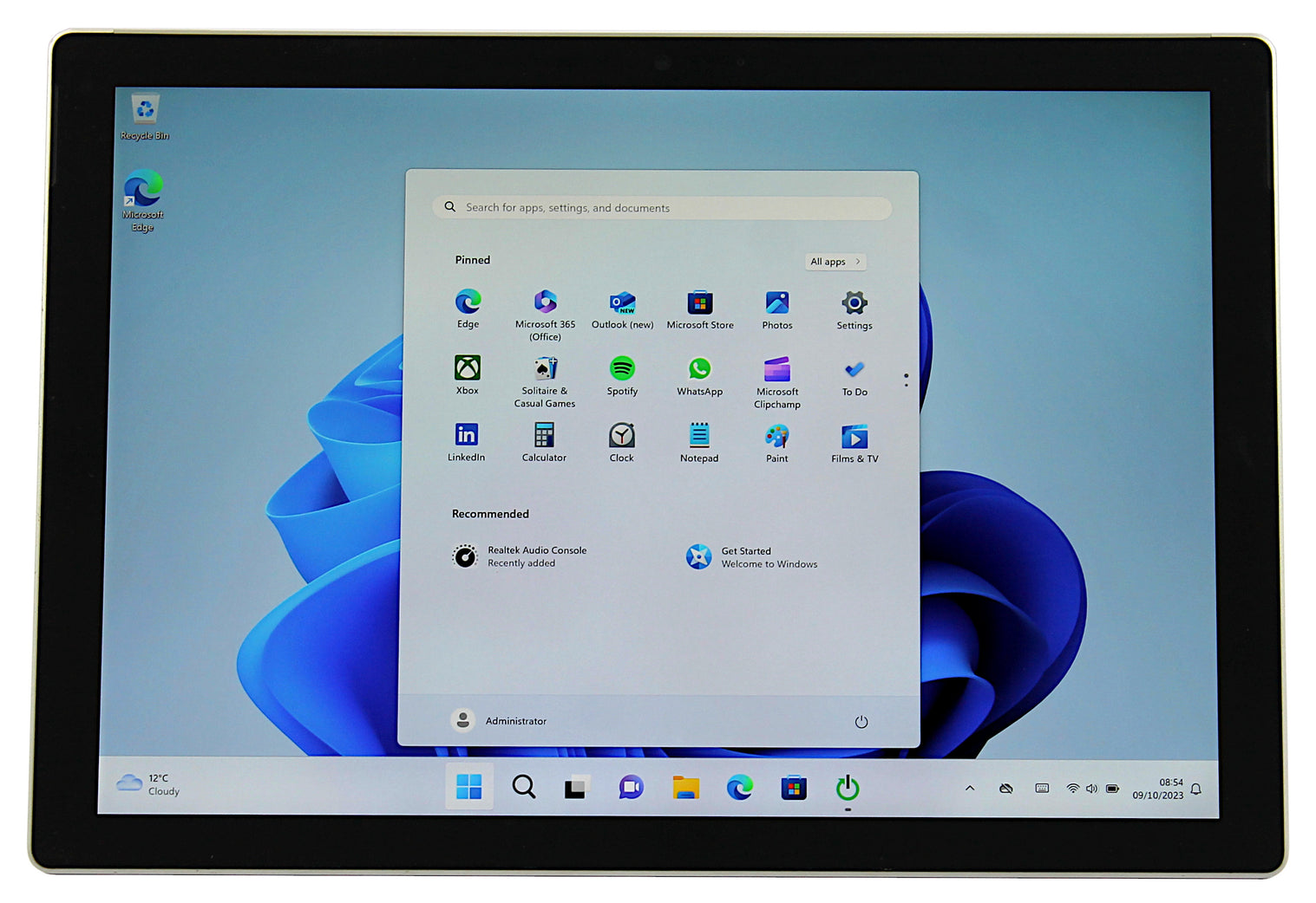 Microsoft Surface Pro 6 Tablet, Core i5, 8GB RAM, 128GB eMMC, 1796 ...