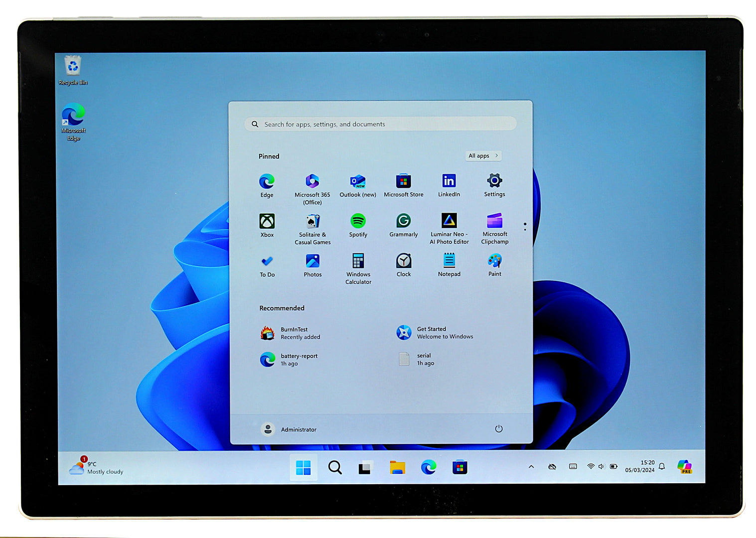 Microsoft Surface Pro 6 Tablet, 1796, Core i7 8th Gen, 16GB RAM, 256GB ...